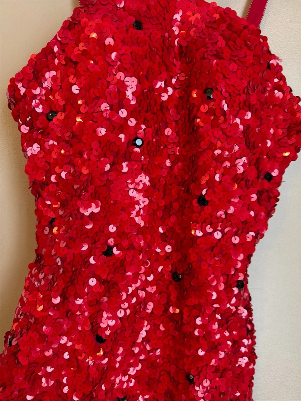 Scala | Dresses | Vintage 9s Y2k Scala Red Sequin Beaded Mini Formal ...